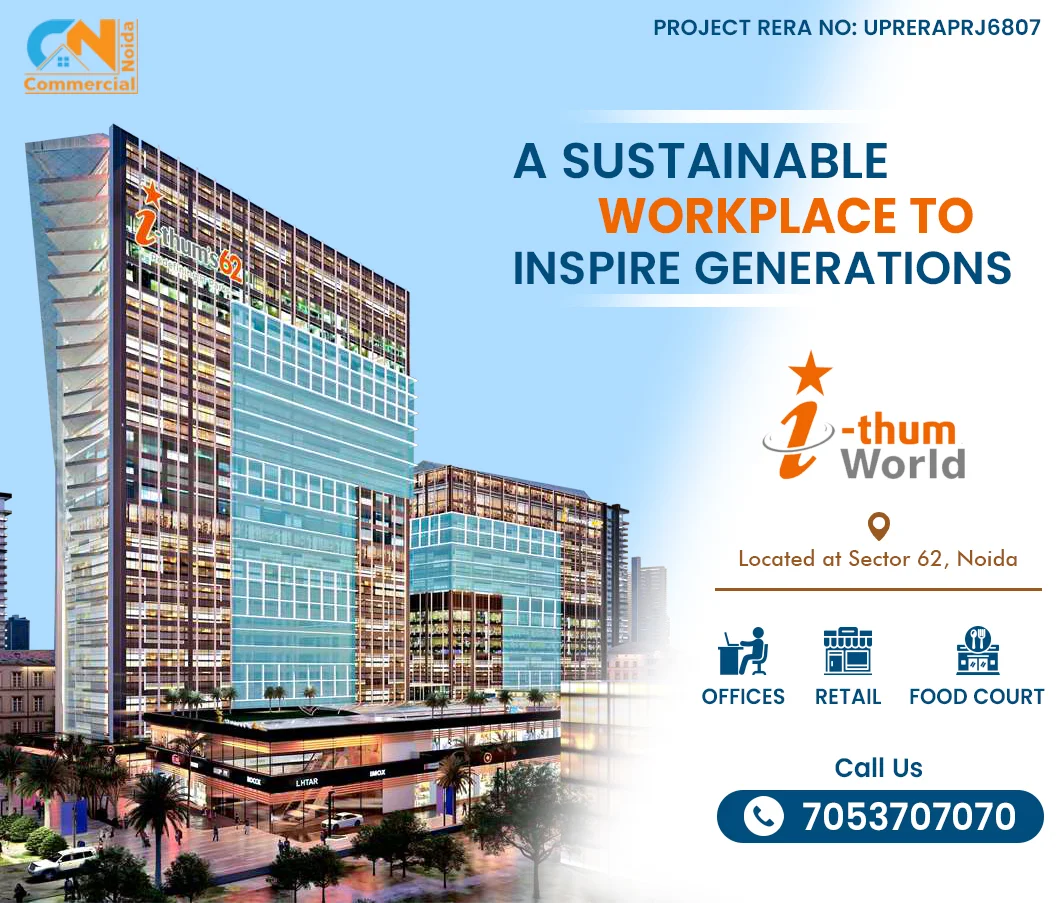 Iconic Corenthum - office space in sector 62 noida